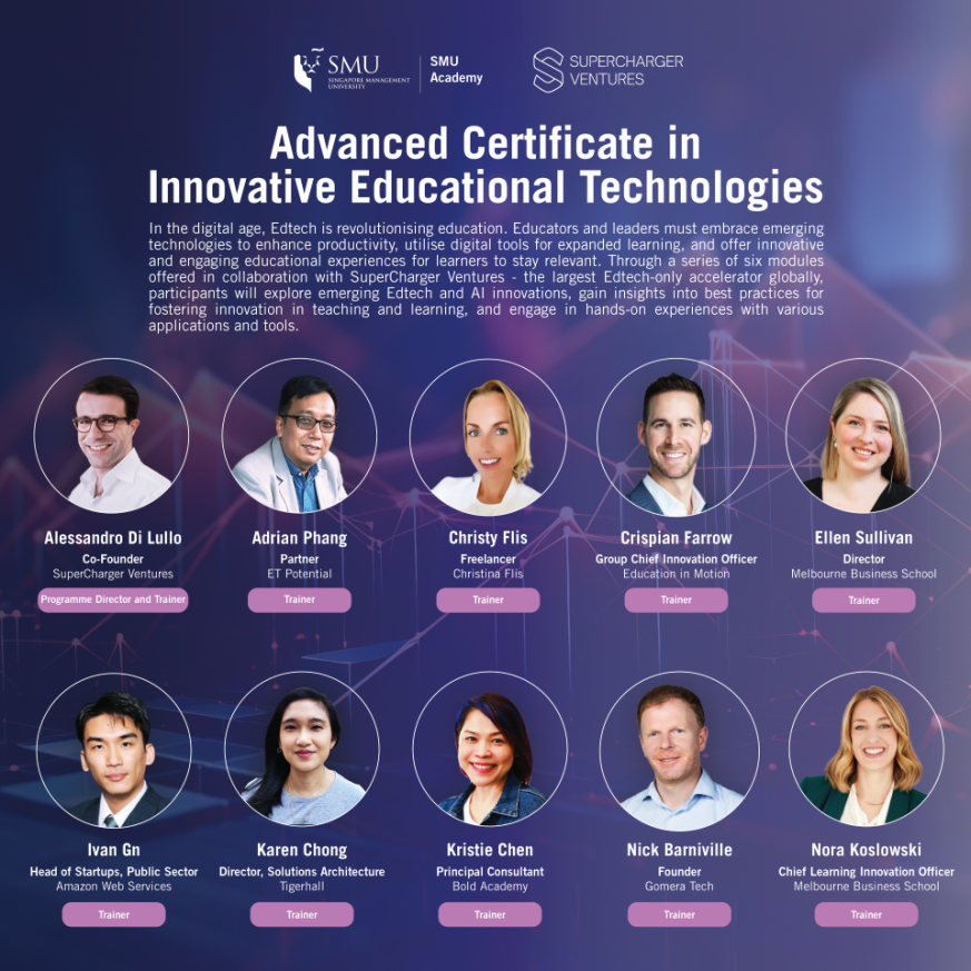 SMU Academy and Supercharger Ventures to Partner in Offering Edtech Programmes | SMU Academy